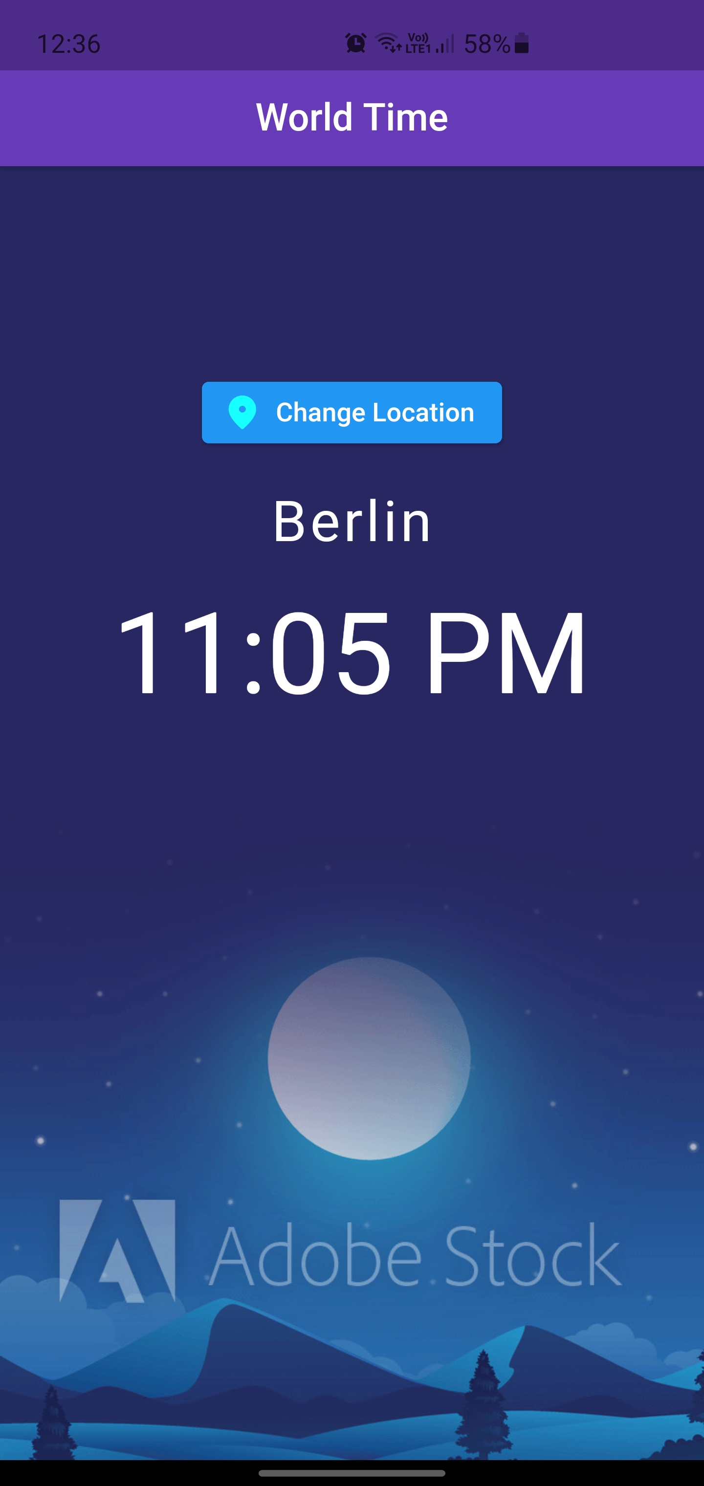 GitHub - Ambrz77/world-time-flutter-app: "World Time" Mobile Application, Developed with Flutter ...