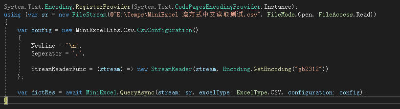 using stream way to read csv file ,encoding is not what I wanted ...