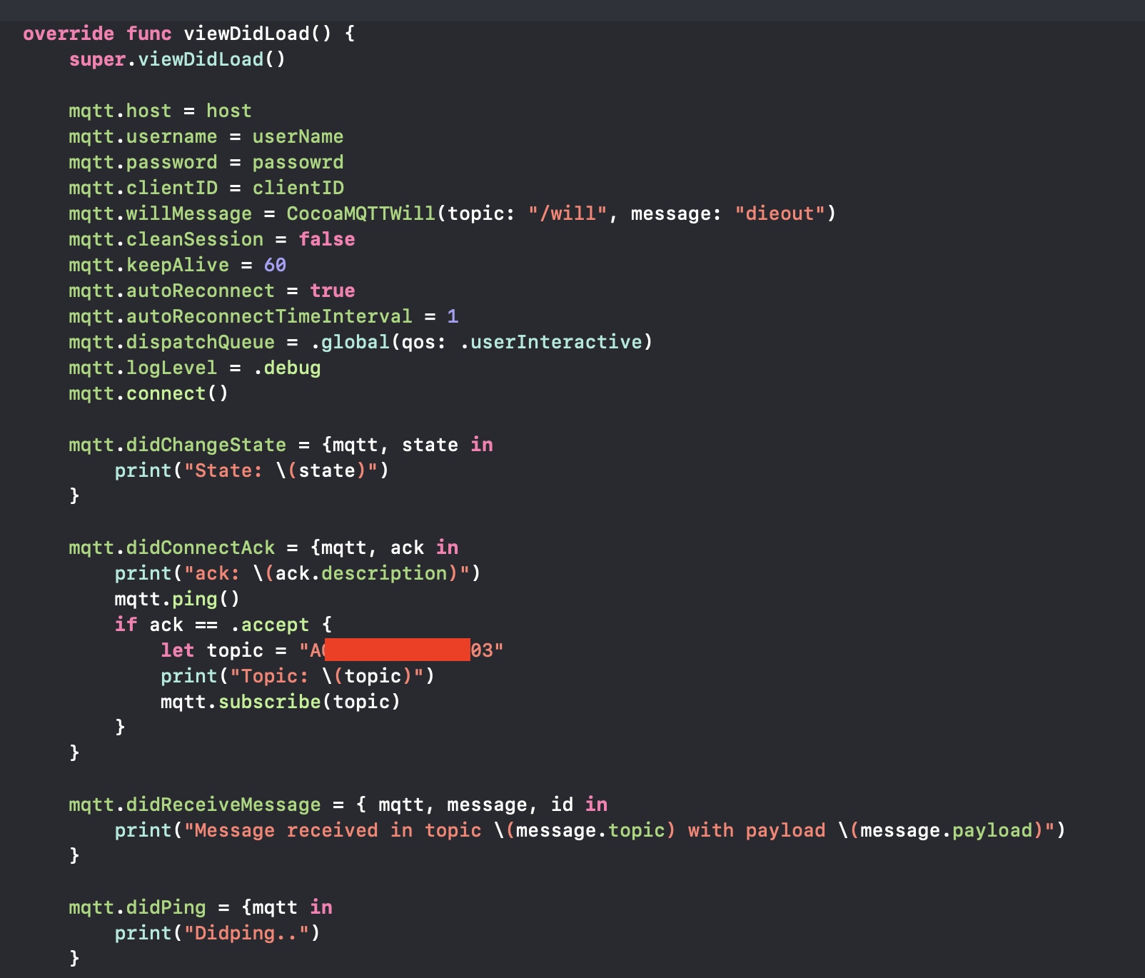 Use CocoaMQTT (1.1.3) work but I up CocoaMQTT (1.2.0) not work. Why? · Issue #259 · emqx ...
