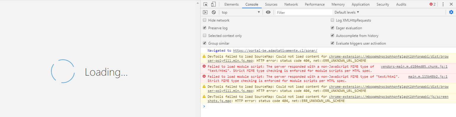 [stable/sonarqube] Loading Loop page · Issue #22621 · helm/charts · GitHub