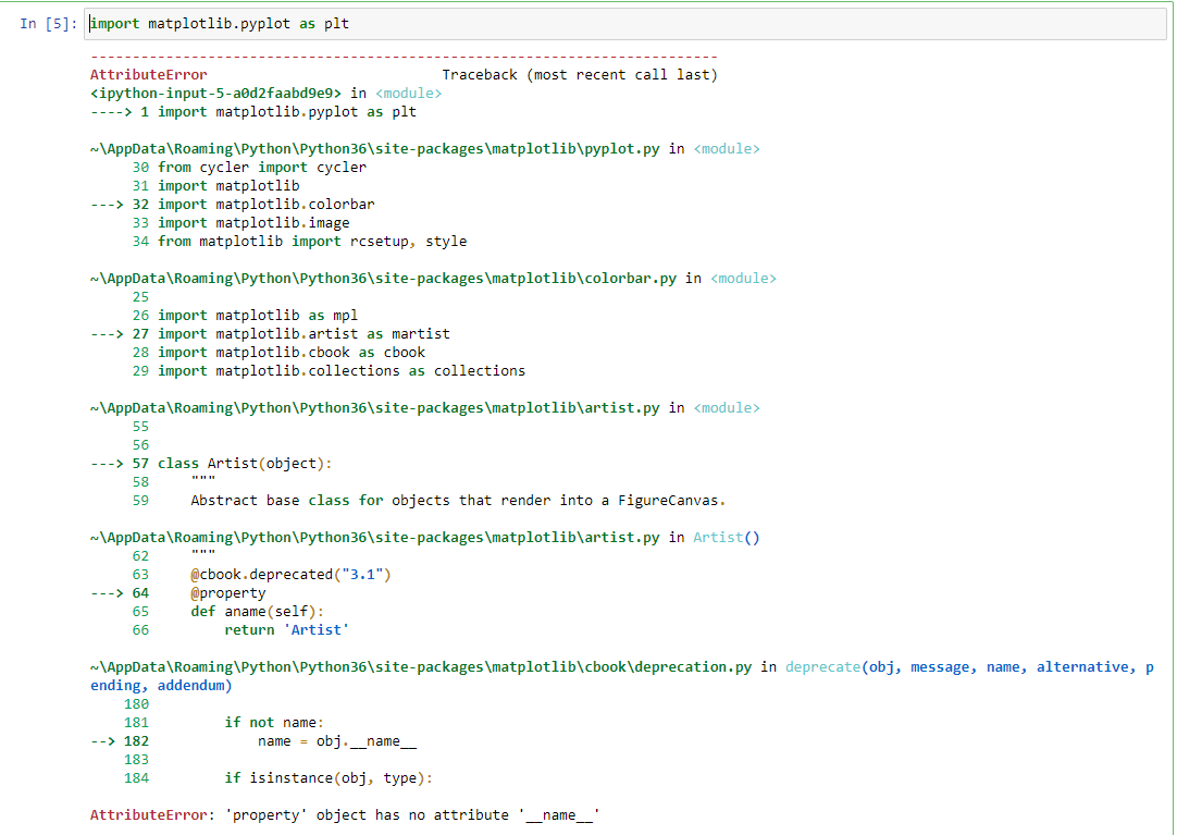 Import Matplotlib pyplot As Plt Failed Issue 17374 Matplotlib 