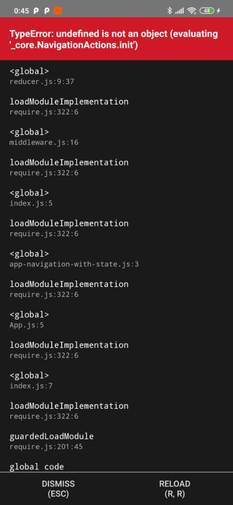 Undefined Is Not Object It · Issue 7712 · React Navigation React