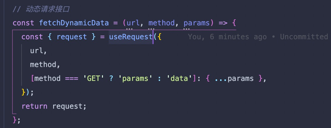 useRequest 可以动态传递 url，method，和 data 吗 · Issue #1321 · alibaba/hooks · GitHub