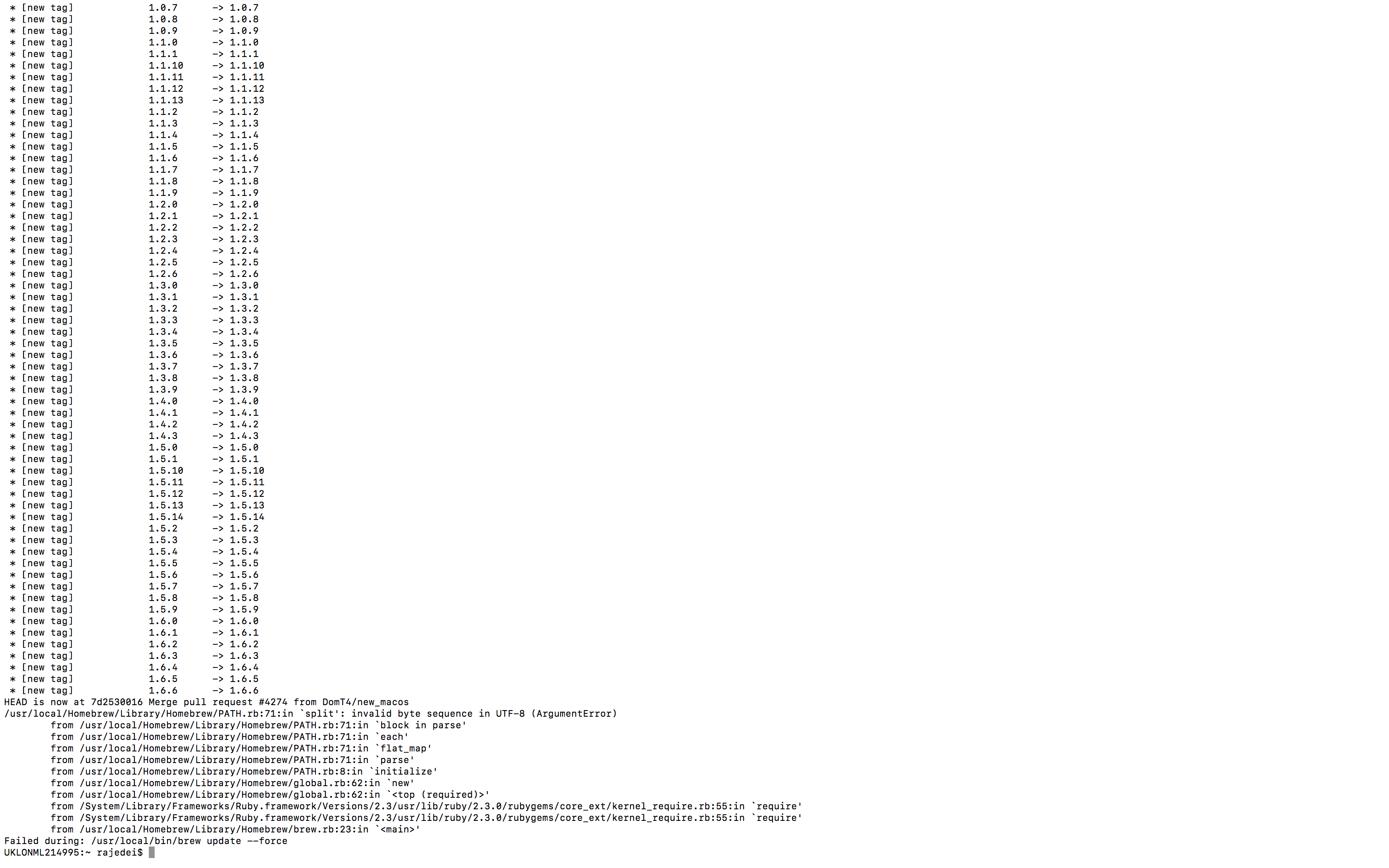 Unable to install Homebrew · Issue #4277 · Homebrew/brew · GitHub