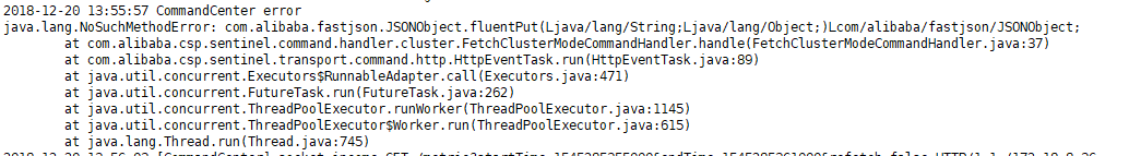 java.lang.IllegalStateException: Command server error · Issue #318 · alibaba/Sentinel · GitHub