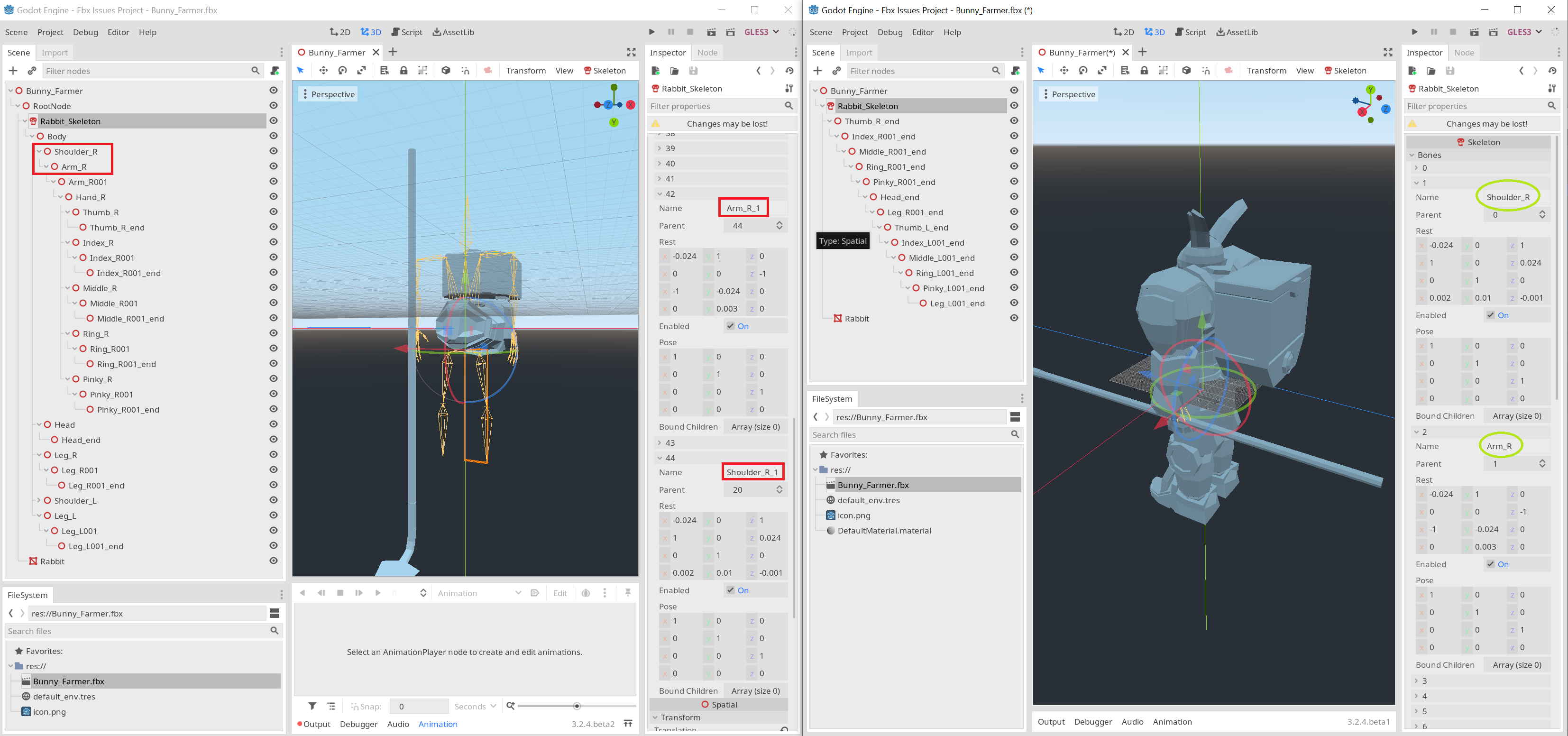 [FBX] All bones have _1 at the end of their names. · Issue #43820 ...