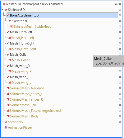 Bone Attachments children get eliminated after reimporting the .glb file. · Issue #72264 ...