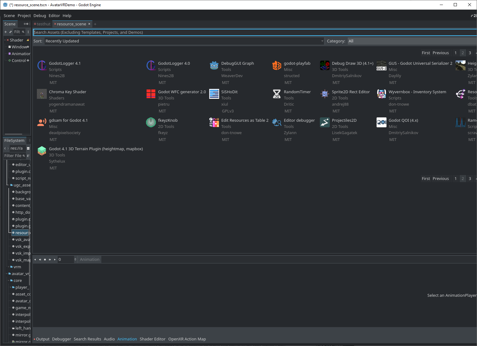 Assetlib Long Plugin Name Break The Ui · Issue 80507 · Godotenginegodot · Github