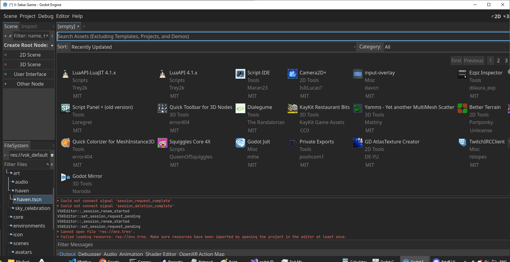 Assetlib Long Plugin Name Break The Ui · Issue 80507 · Godotenginegodot · Github