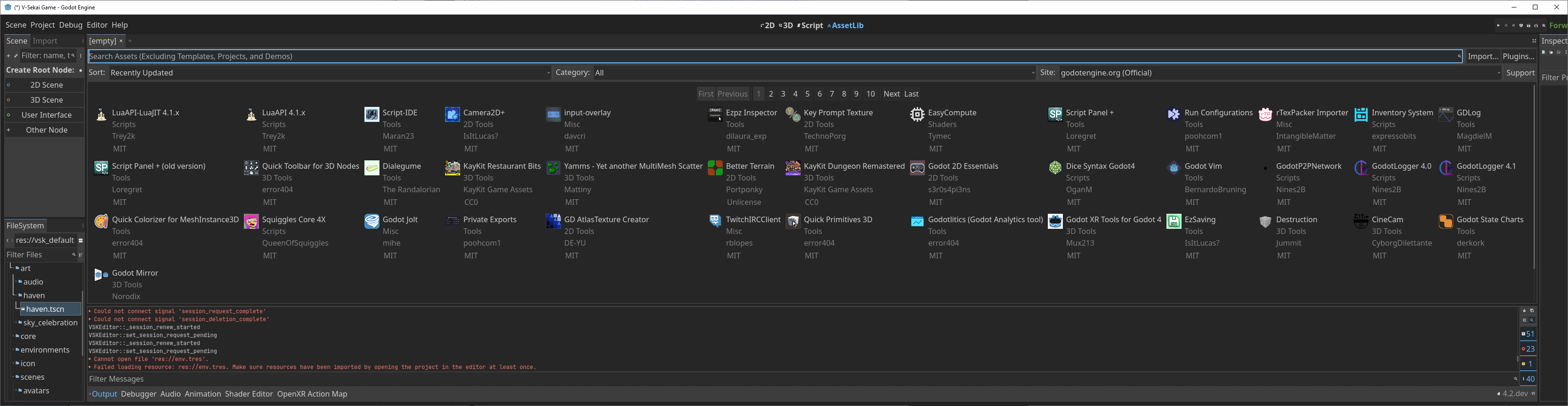 AssetLib: Long plugin name break the UI · Issue #80507 · godotengine/godot · GitHub
