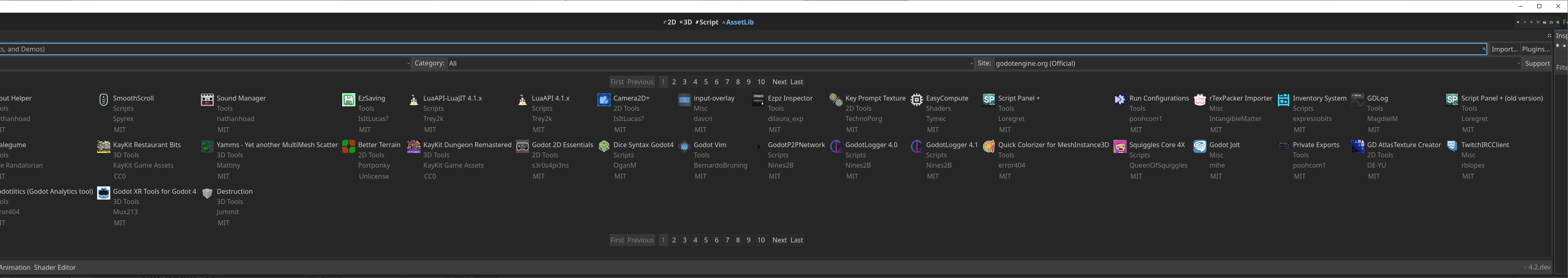 Assetlib Long Plugin Name Break The Ui · Issue 80507 · Godotenginegodot · Github