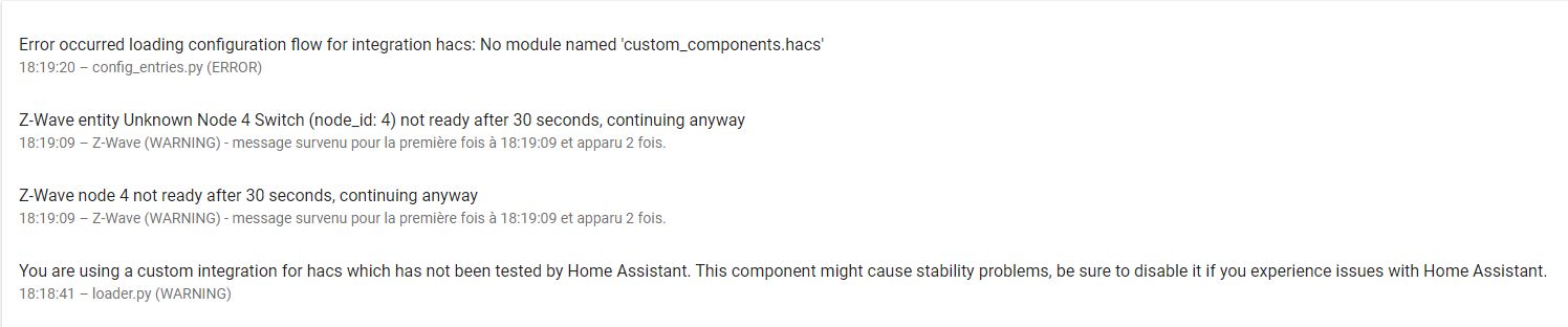 Can't reinstall HACS · Issue #1170 · hacs/integration · GitHub