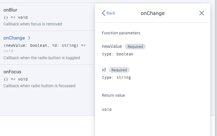 Make docs more obvious that Polaris `onChange` and React's `onChange` handlers have different ...