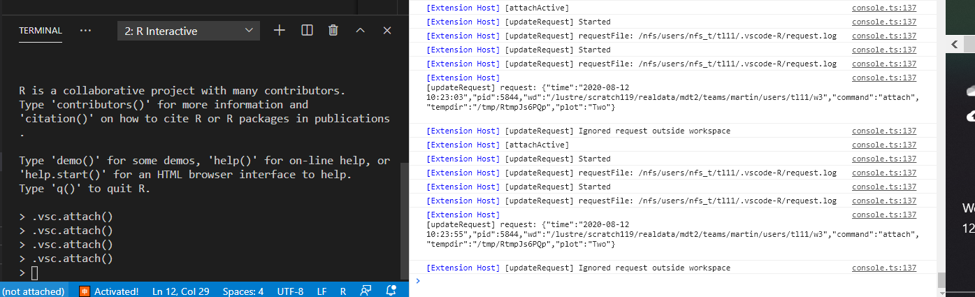 R session not attached after run command `create terminal` and restart vscode · Issue #393 ...