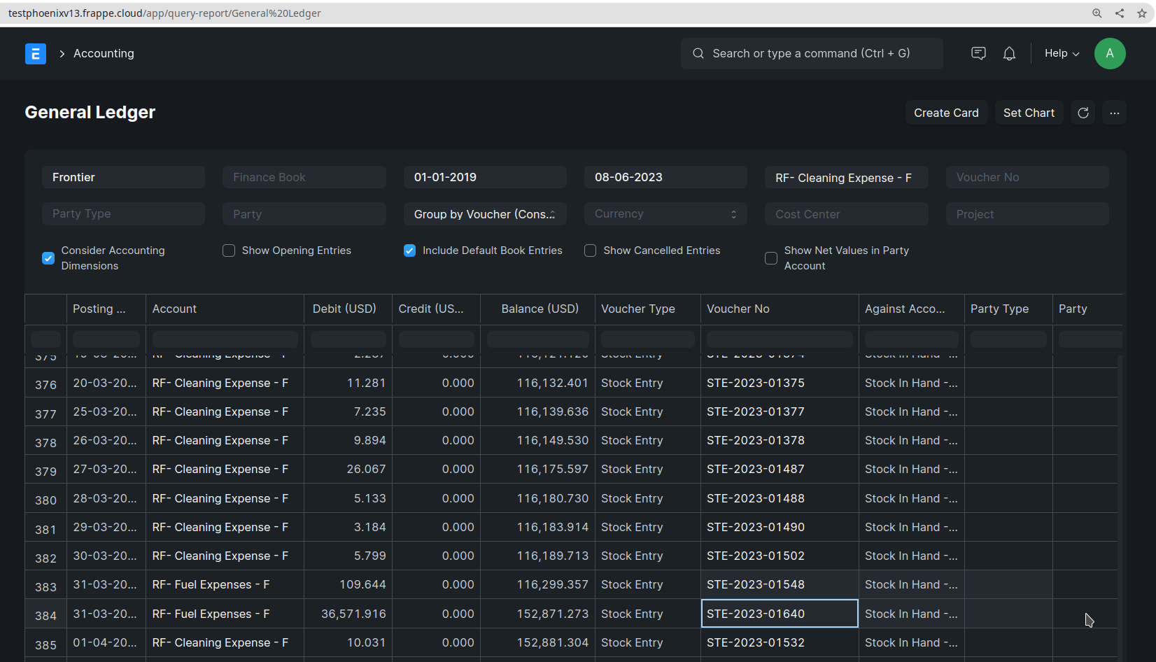 ERPNext shows incorrect ledgers when an account is selectd · Issue #35631 · frappe/erpnext · GitHub
