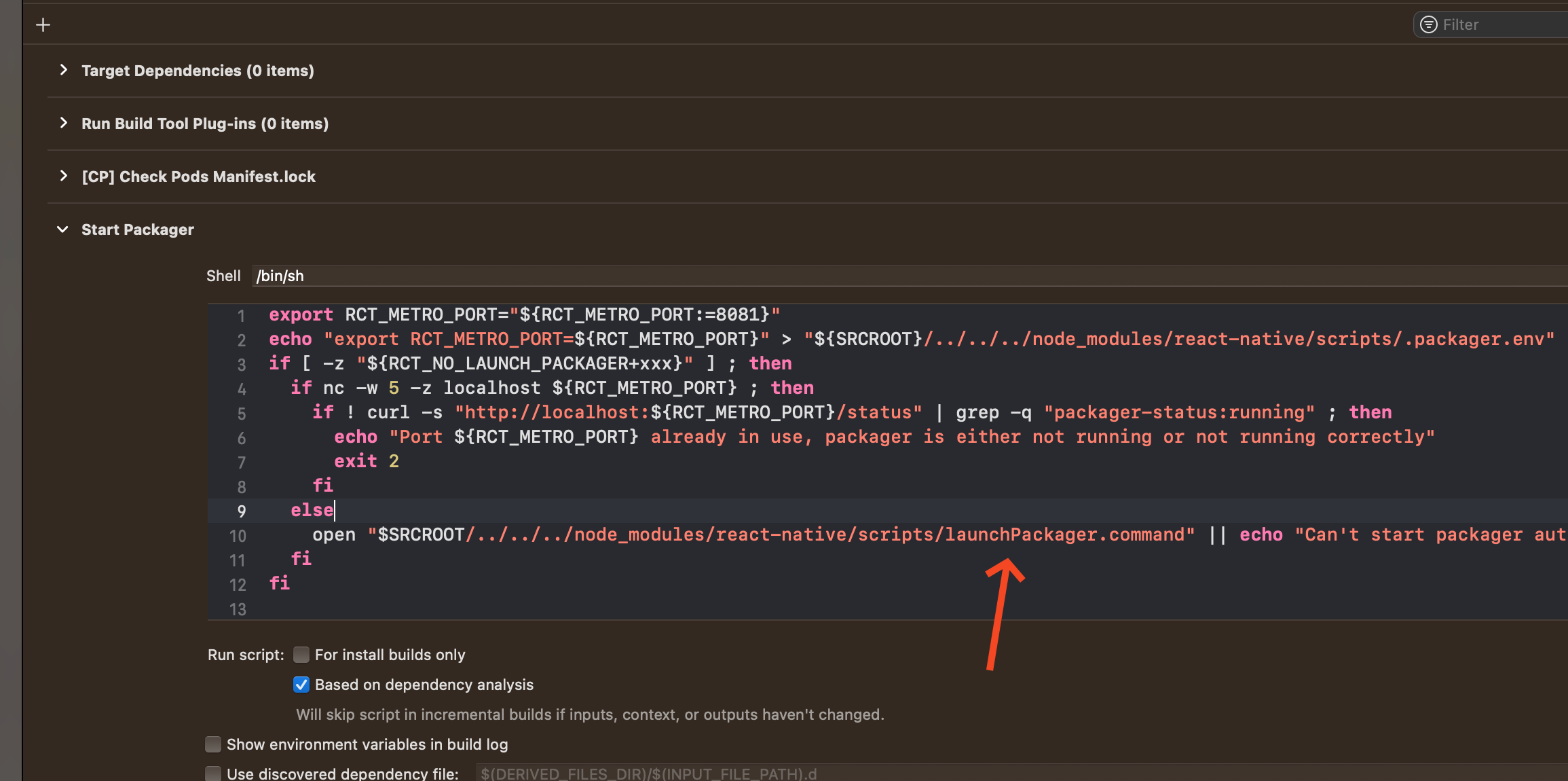 Autostart Metro Server In Xcode With Monorepo · Issue 2064 · React Native Communitycli · Github 