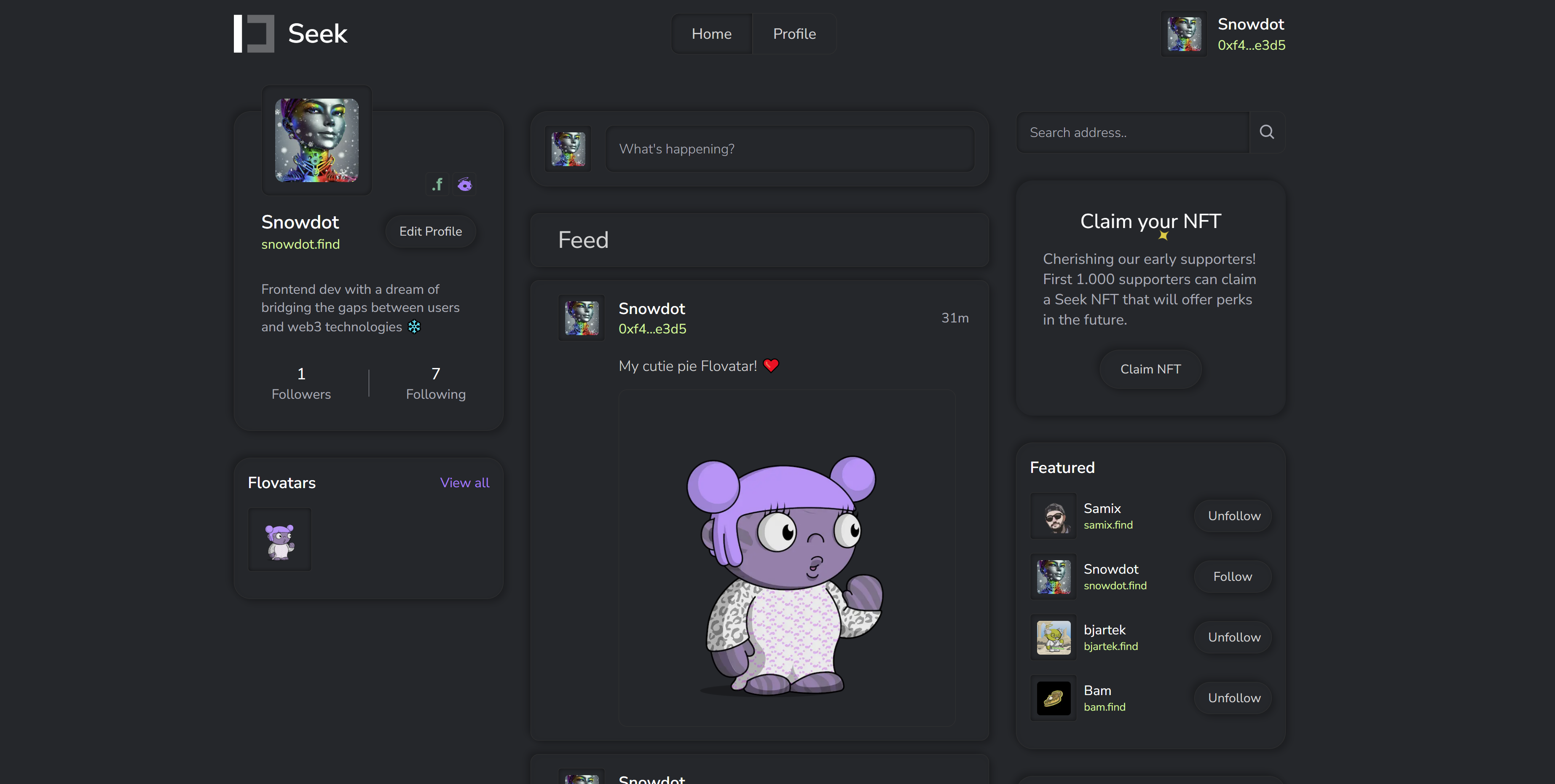 Github Ryees Seek Seek Is A Decentralized Social Media Platform That