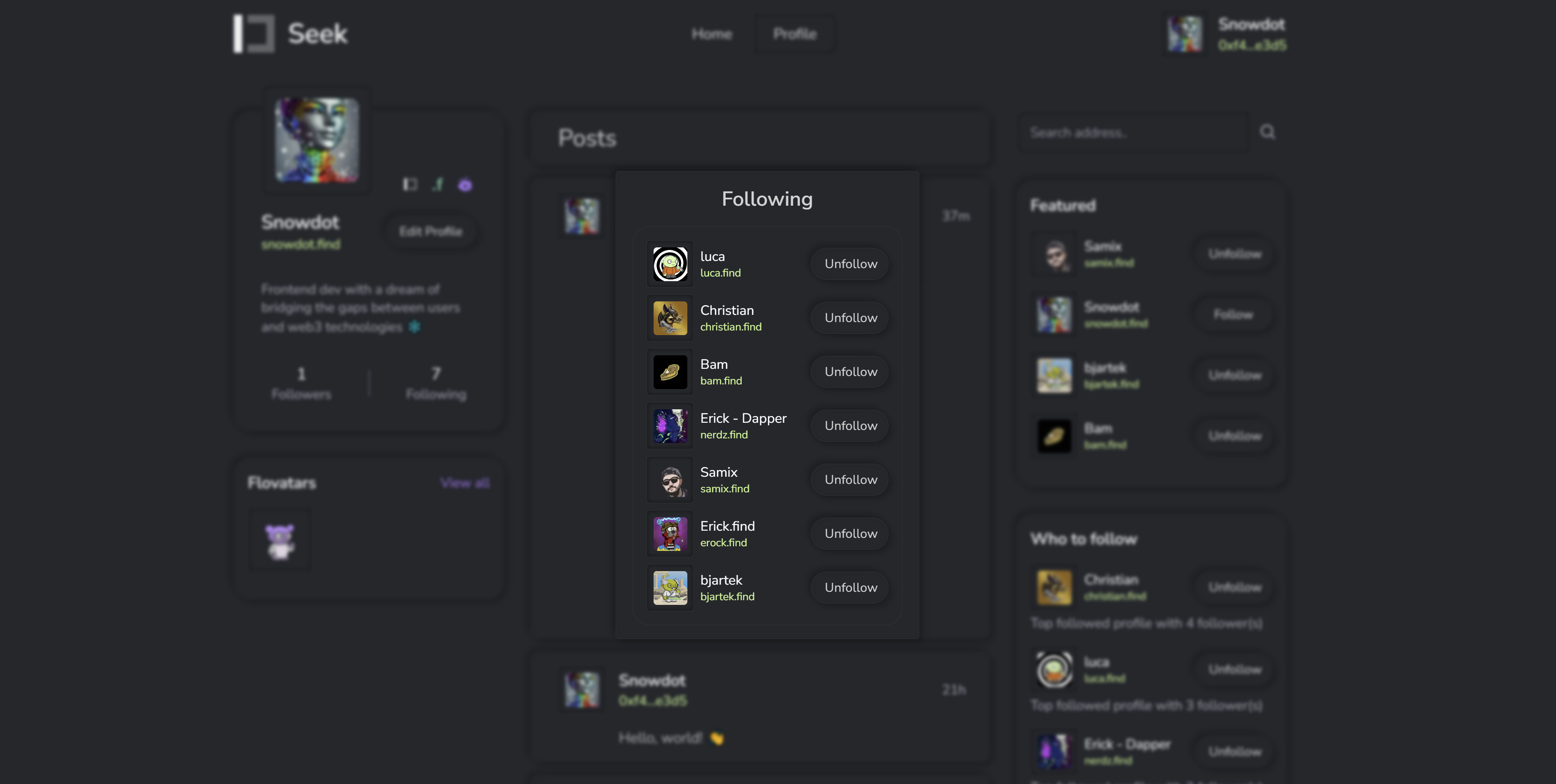 Github Ryees Seek Seek Is A Decentralized Social Media Platform That