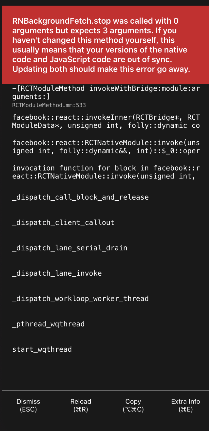 Not Able To Run On Ios · Issue 223 · Transistorsoftreact Native Background Fetch · Github 