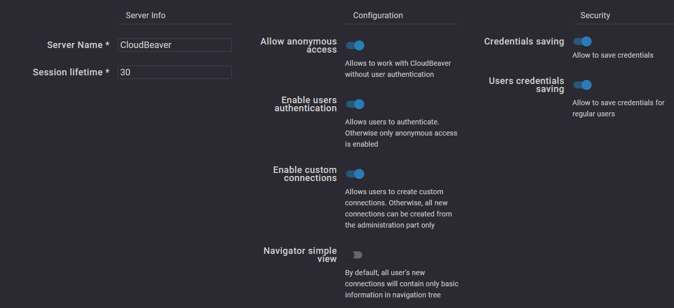 Configure system objects visibility for connections · Issue #285 · dbeaver/cloudbeaver · GitHub