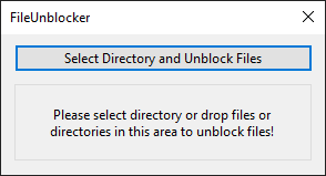 GitHub - inoelcorp/FileUnblocker: Remove blocked file status when a ...