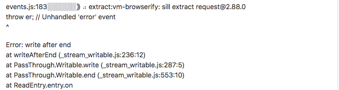 Iceworks 安装依赖报错：write after end · Issue #1008 · alibaba/ice · GitHub