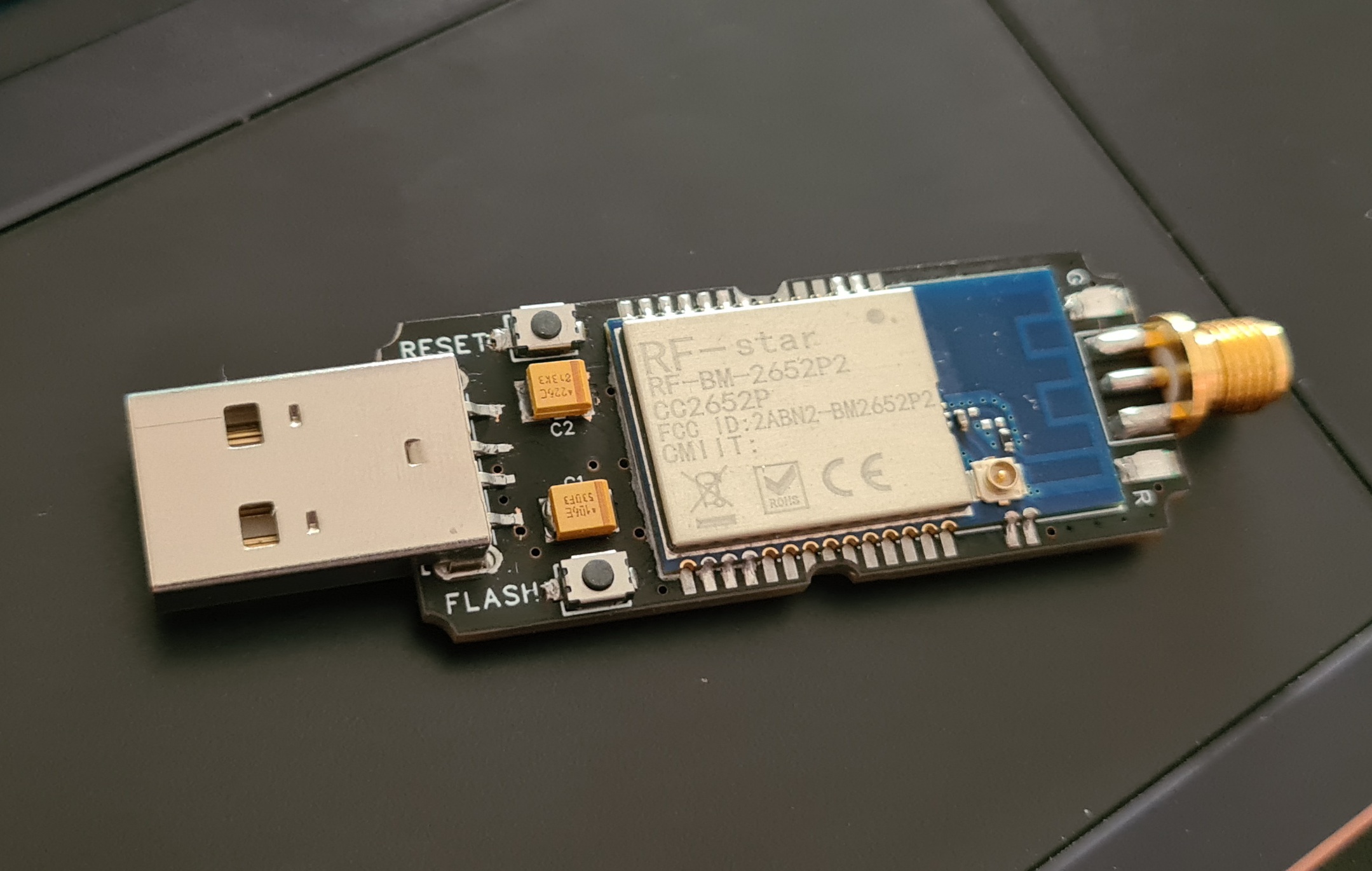 New coordinator design based on RF-STAR modules (chips cc2652p ...