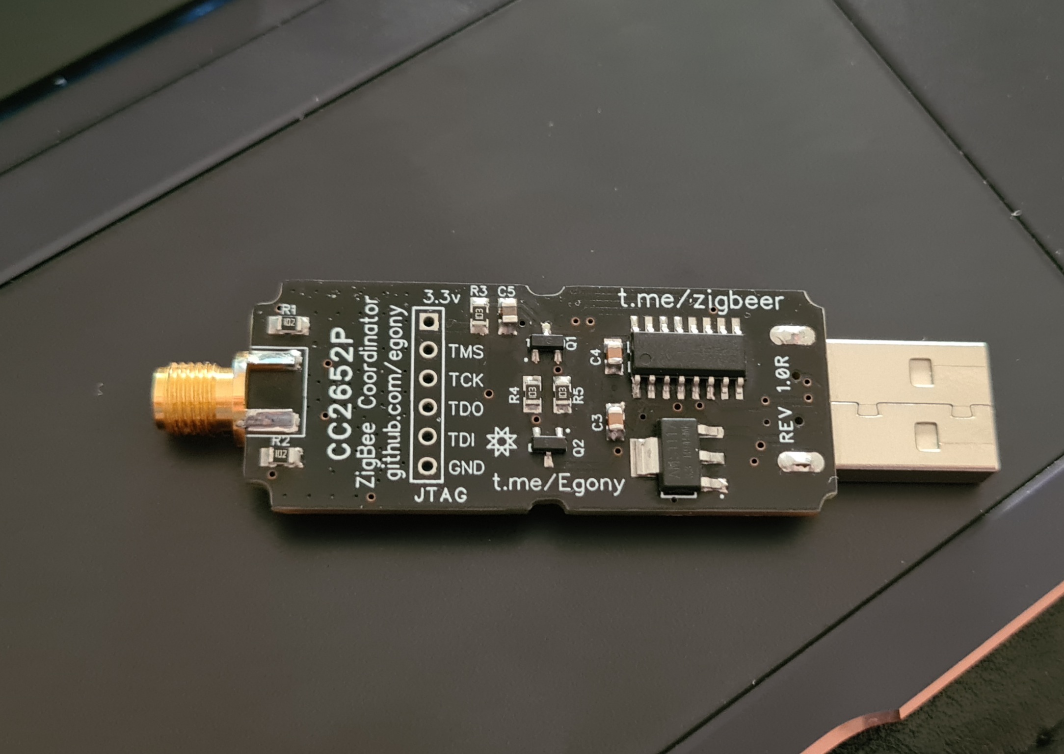 New coordinator design based on RF-STAR modules (chips cc2652p ...