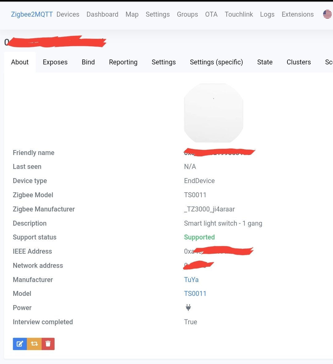 Incorrectly recognized tuya switch module model · Issue #10952 · Koenkk/zigbee2mqtt · GitHub