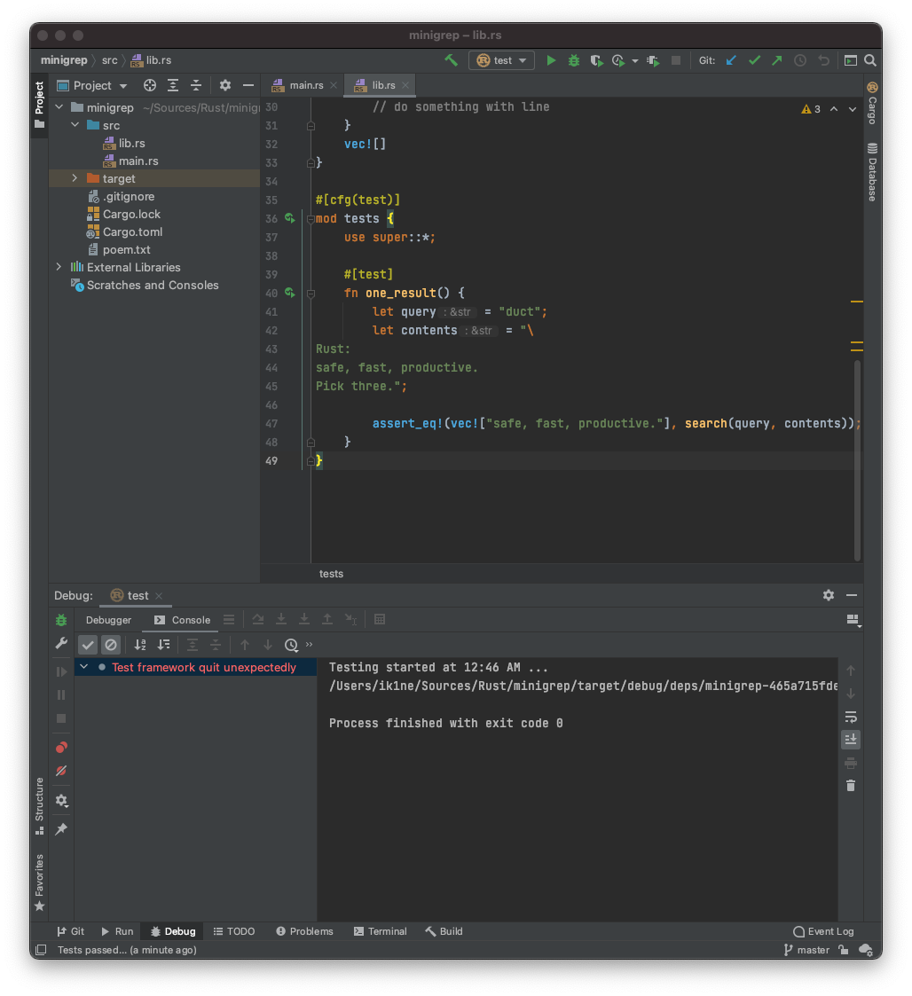 Debugging Test Fails With Test Framework Quit Unexpectedly · Issue