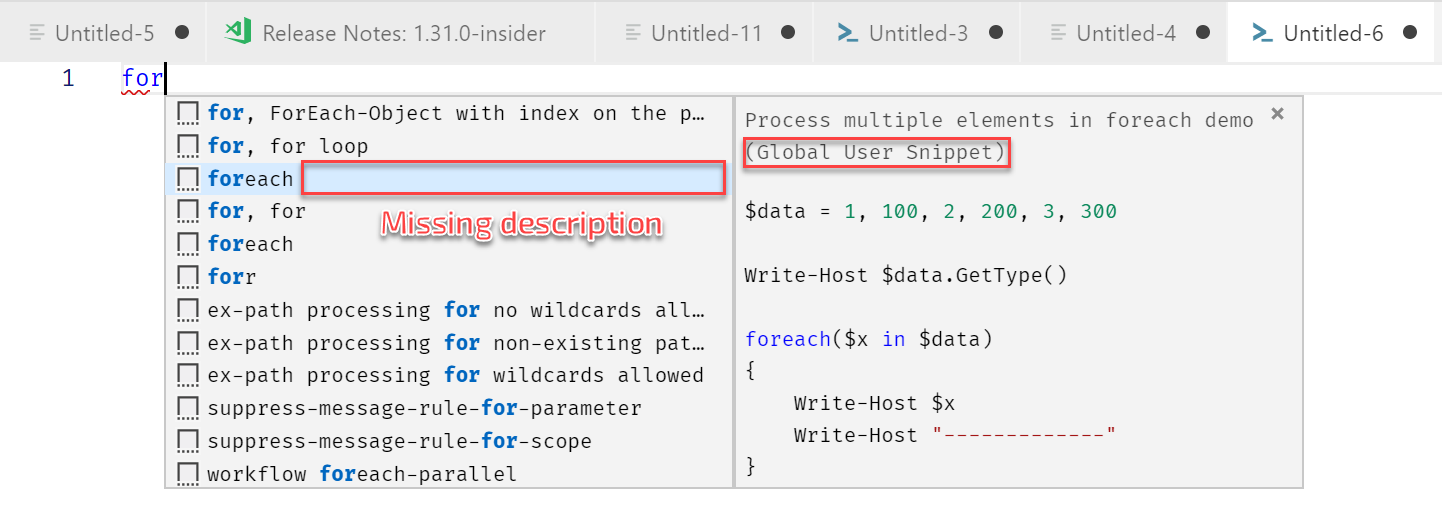 Inconsistent snippet name listing · Issue #65992 · microsoft/vscode · GitHub