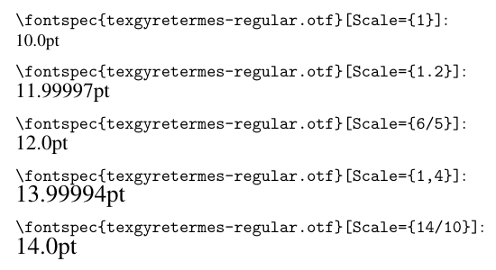 Support fraction expressions for Scale · Issue #368 · latex3/fontspec · GitHub
