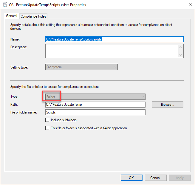 Baseline [Feature Update - Scripts and Files Are Present] fails compliance · Issue #8 ...
