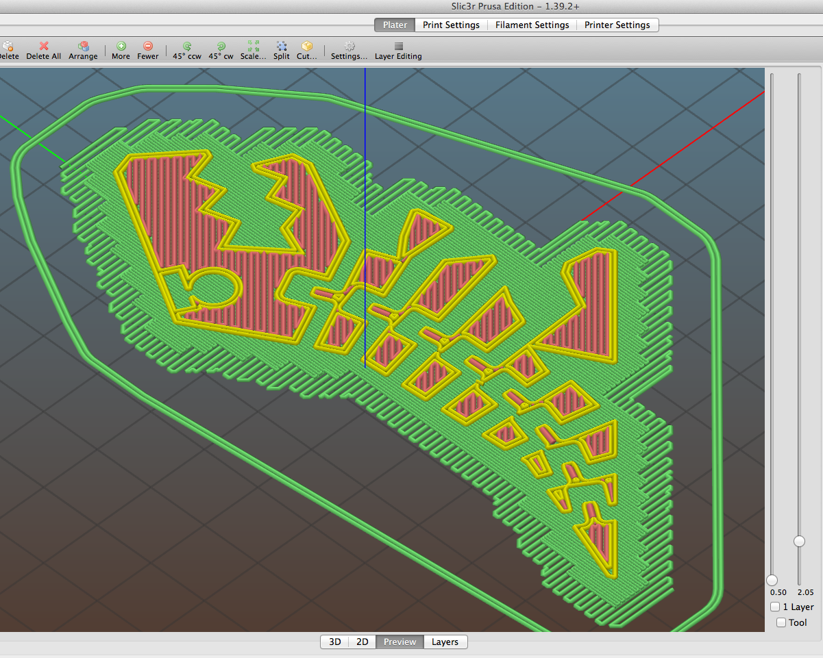 Bottom Fill Pattern not used if raft layers are enabled · Issue #1100 ...