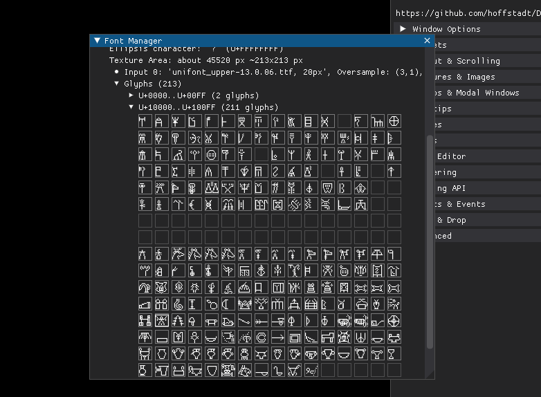 Unicode chars upper than U+FFFF can't be rendered · Issue #1092 ...