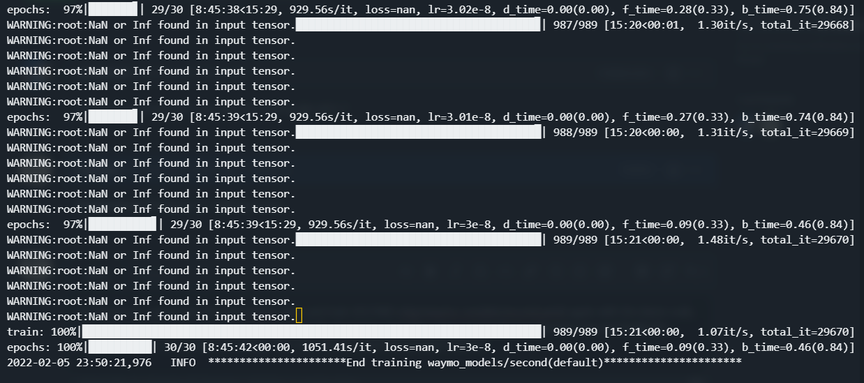 performance of SECOND on Waymo · Issue #785 · open-mmlab/OpenPCDet · GitHub