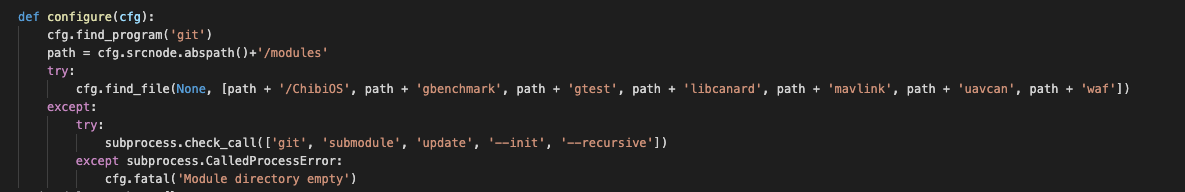 Add check for ardupilot/modules not being empty · Issue #15851 ...