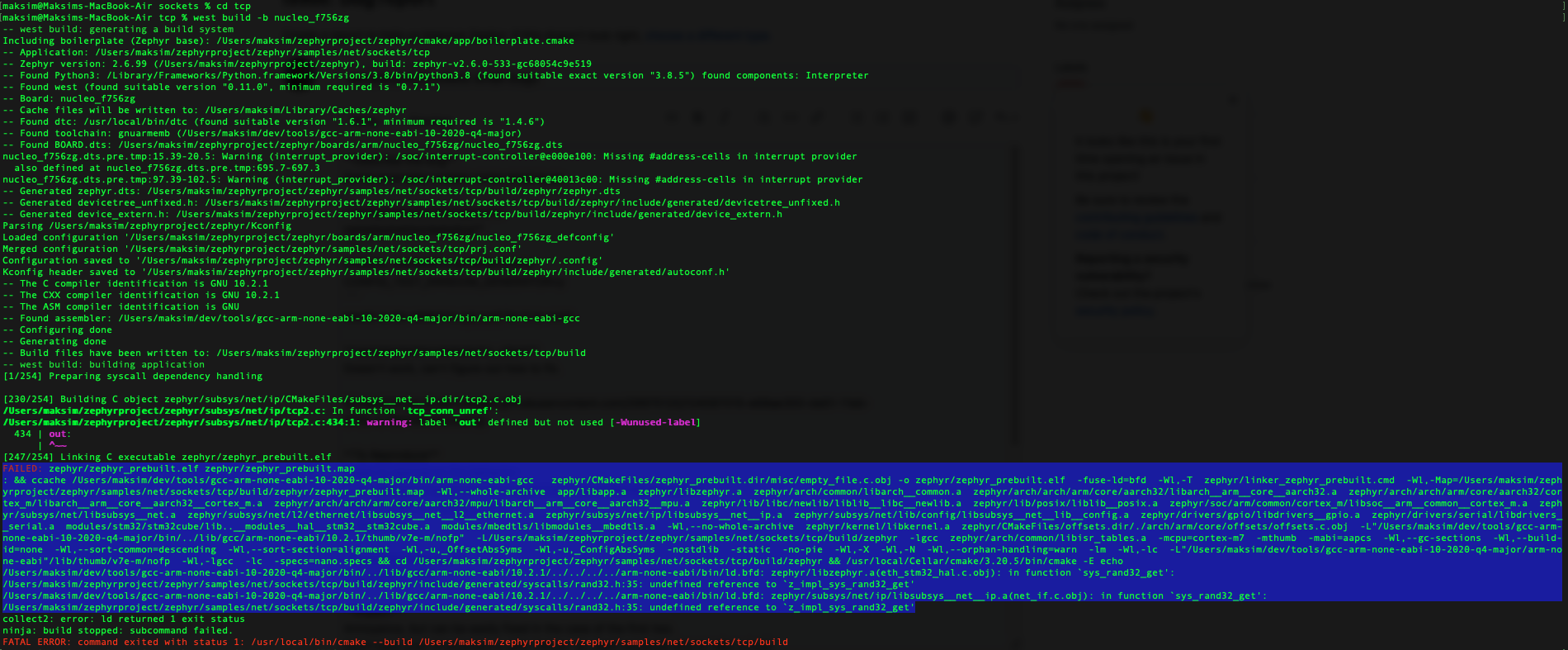 samples/net/sockets small bugs · Issue #36659 · zephyrproject-rtos/zephyr · GitHub