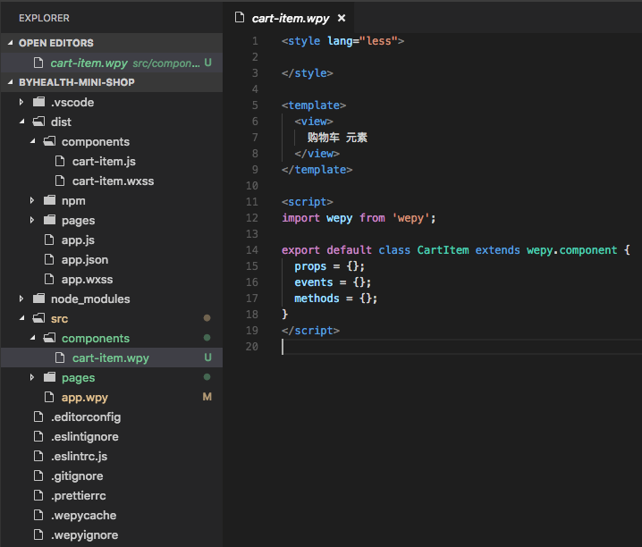 components目录下的wpy组件不生成wxml · Issue #1307 · Tencent/wepy · GitHub
