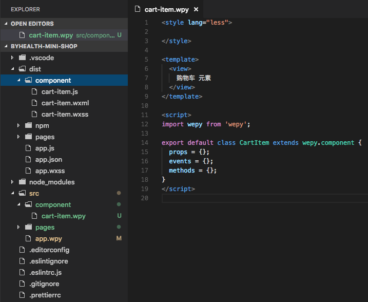 components目录下的wpy组件不生成wxml · Issue #1307 · Tencent/wepy · GitHub