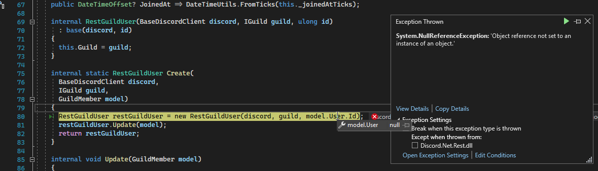 Parsing Rest Interactions Throws Exceptions · Issue 294 · Discord Net Labs Discord Labs