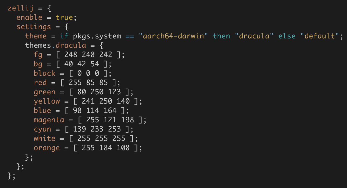 zellij: add known themes · Issue #3854 · nix-community/home-manager · GitHub