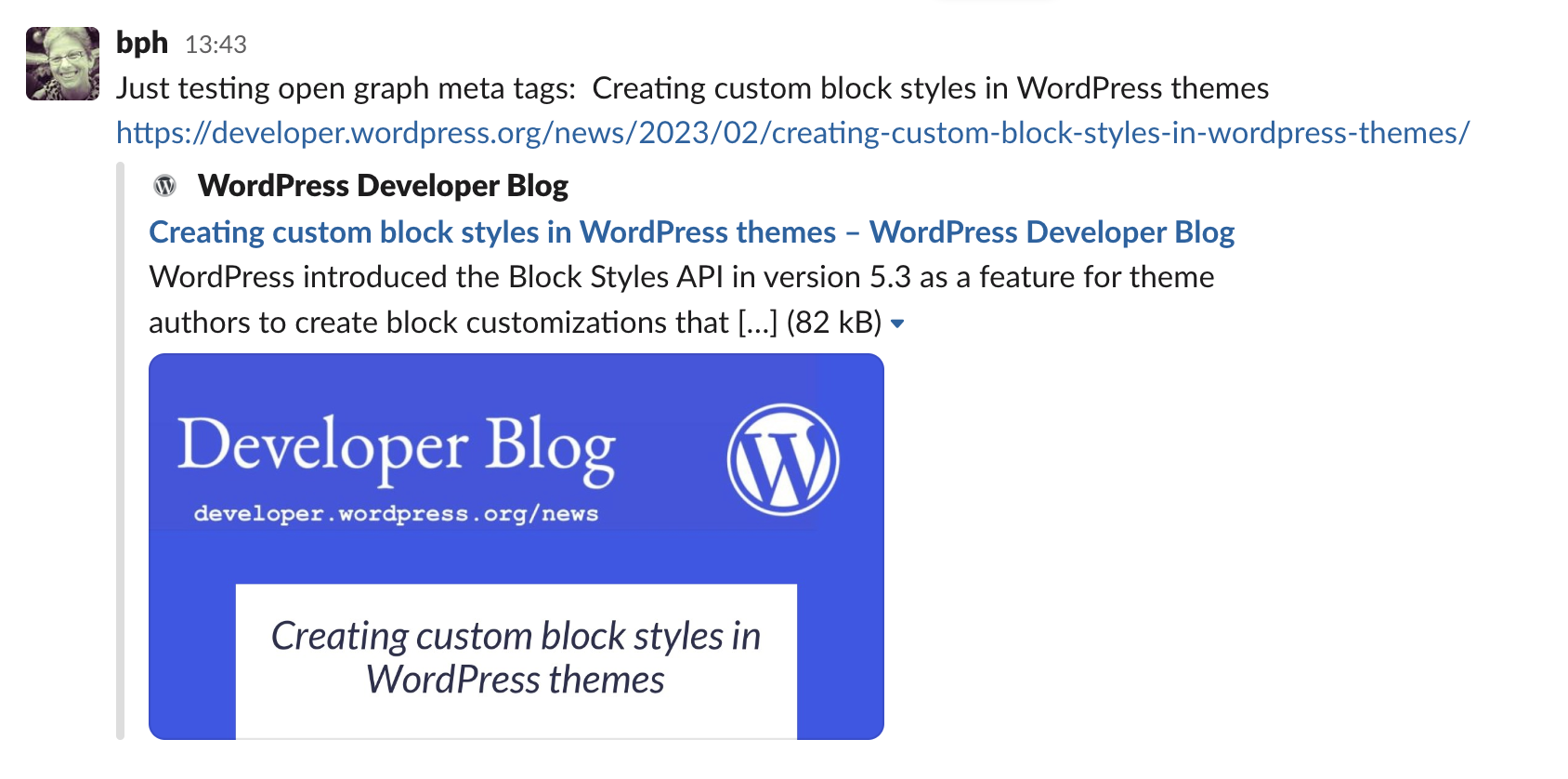 Social Image and other Meta tags need review · Issue #18 · WordPress/wporg-developer-blog · GitHub