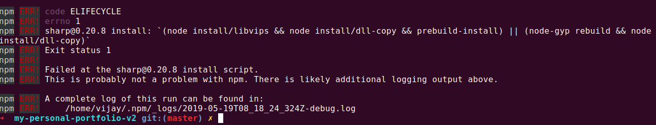 Issue with error sharp@0.20.8 Linux · Issue #1707 · lovell/sharp · GitHub