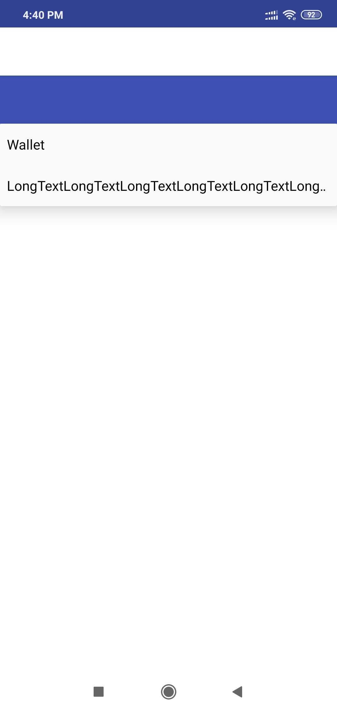 Long text in picker not wrapping to next line in android and the ...