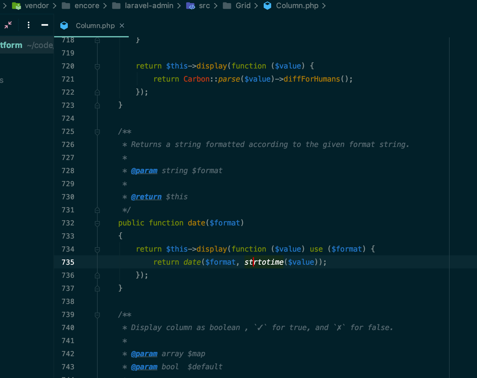 grid日期格式date方法问题 · Issue #3926 · z-song/laravel-admin · GitHub