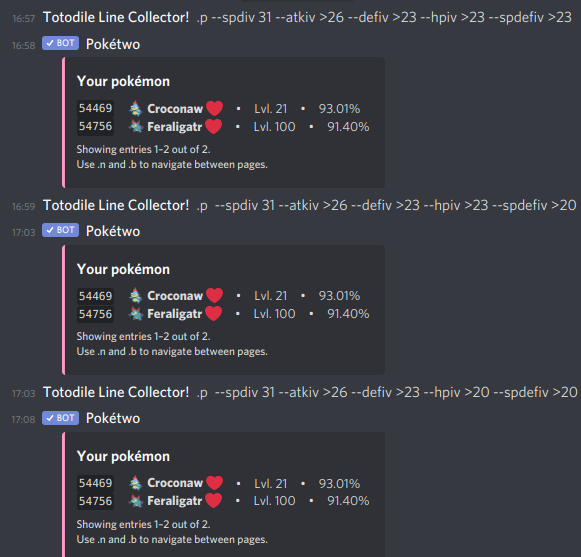 Searching own pokemon takes a very long time · Issue #201 · poketwo/poketwo · GitHub