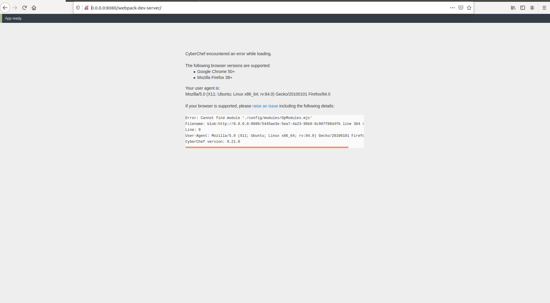 Bug report:Unsupported browser message with latest versions of firefox ...
