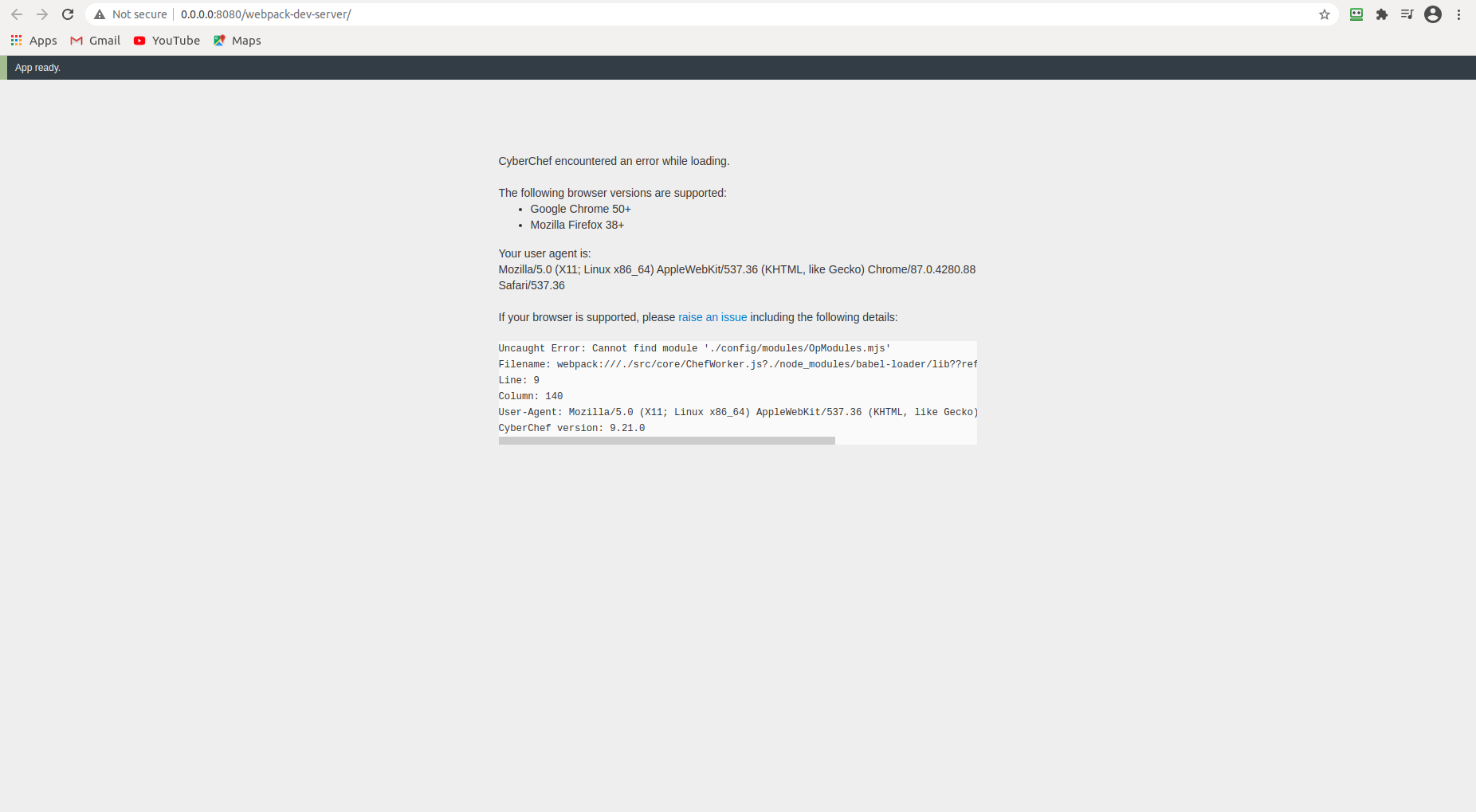 Bug report: "Unsupported browser" error when using supported browsers · Issue #1147 · gchq ...