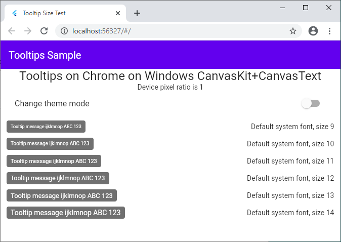 Default tooltip style is not legible on desktop and web builds with ...